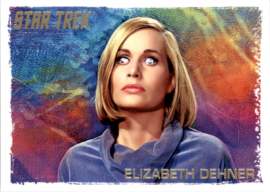 2021 Rittenhouse Women of Star Trek Art and Images #7 Elizabeth Dehner ...