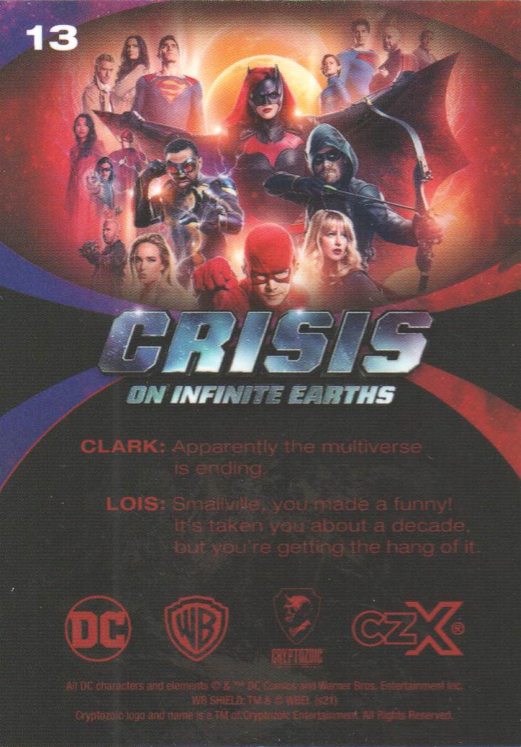 2022 CZX Crisis on Infinite Earths Red Deco Foil #13 Smallville, Earth ...