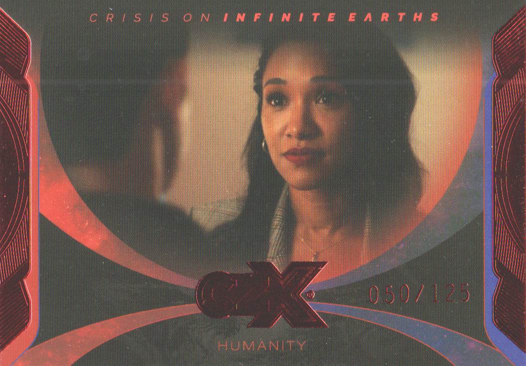2022 CZX Crisis on Infinite Earths Red Deco Foil #23 Humanity - #'d ...