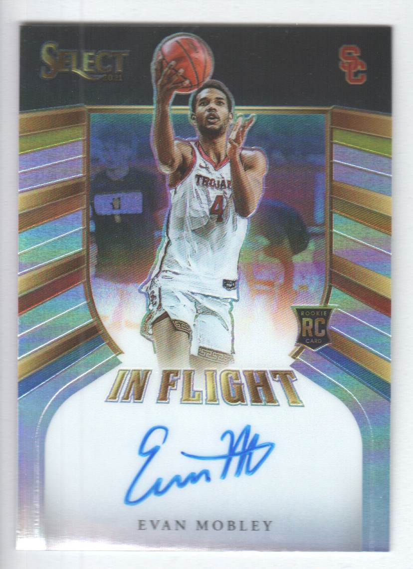 2021-22 Panini Chronicles Draft Picks In Flight Signatures #2 Evan ...