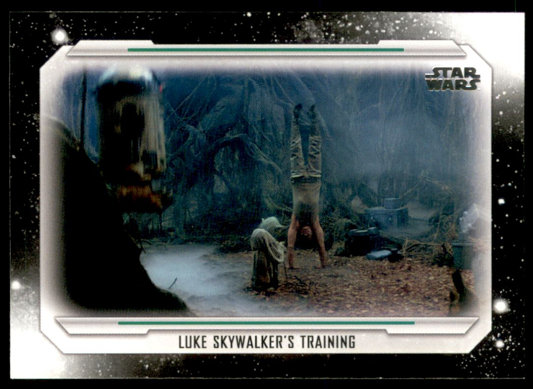 2019 Topps Star Wars Skywalker Saga #62 Luke Skywalker's Training - NM-MT
