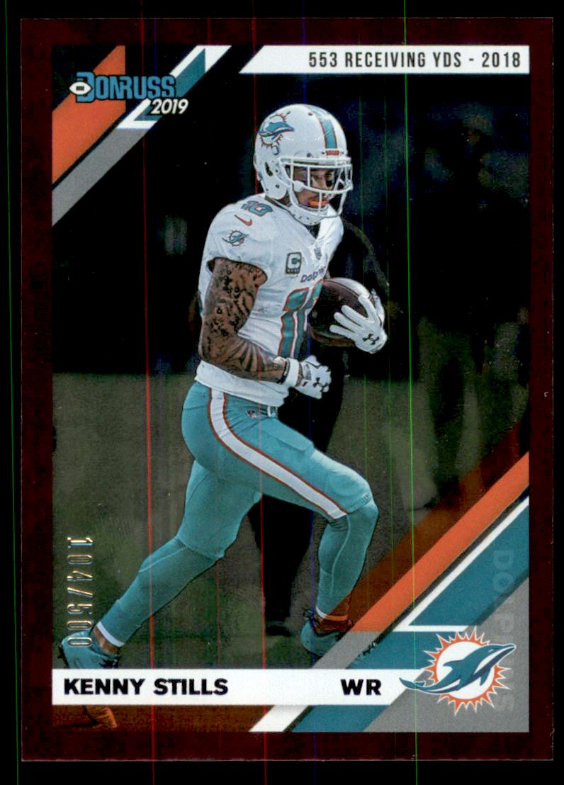 2019 Donruss Season Stat Line #148 Kenny Stills/500 - NM-MT