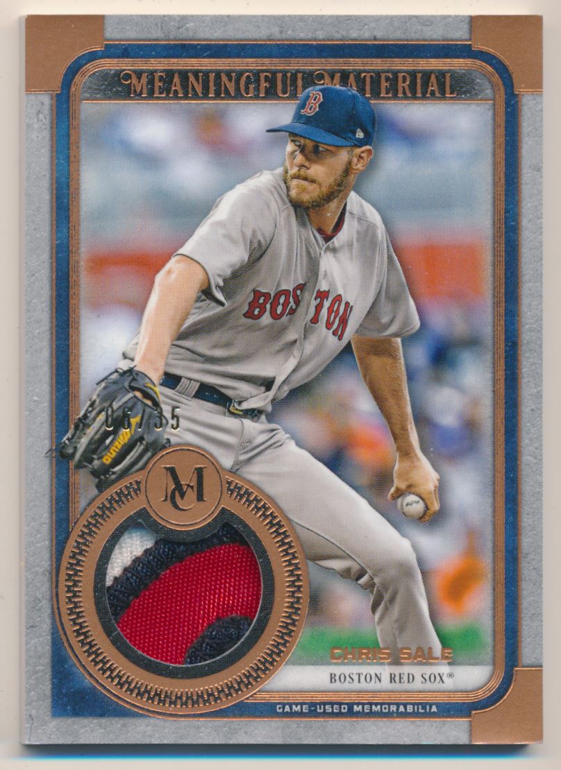 2019 Topps Museum Collection Meaningful Material Relics Copper #MMRCSA ...