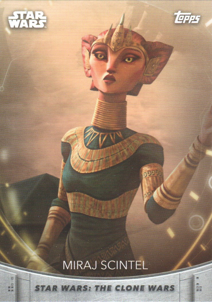 2020 Topps Women Of Star Wars 49 Miraj Scintel Nm Mt Beckett Marketplace