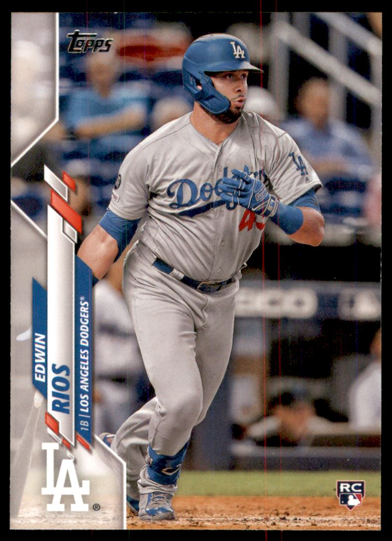 2020 Topps #681 Edwin Rios RC - NM-MT