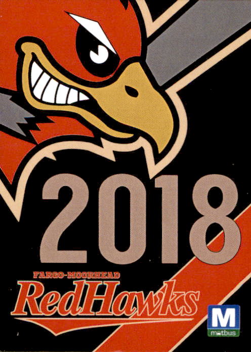 2018 Fargo-Moorhead RedHawks Team Issue #1 Logo - NM