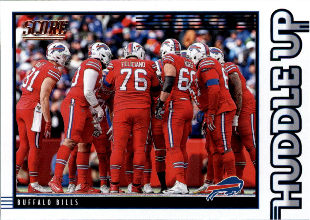 2020 Score Huddle Up #4 Buffalo Bills - NM-MT