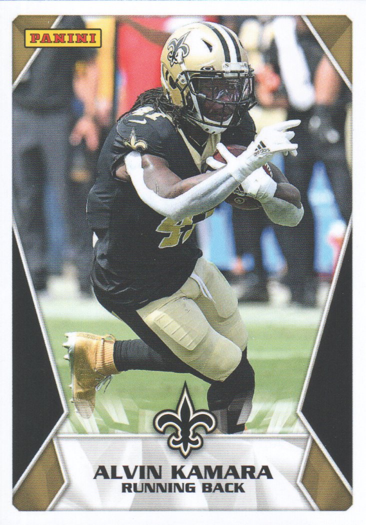 2020 Panini Stickers Cards #62 Alvin Kamara - NON-STICKER CARDS - NM-MT ...
