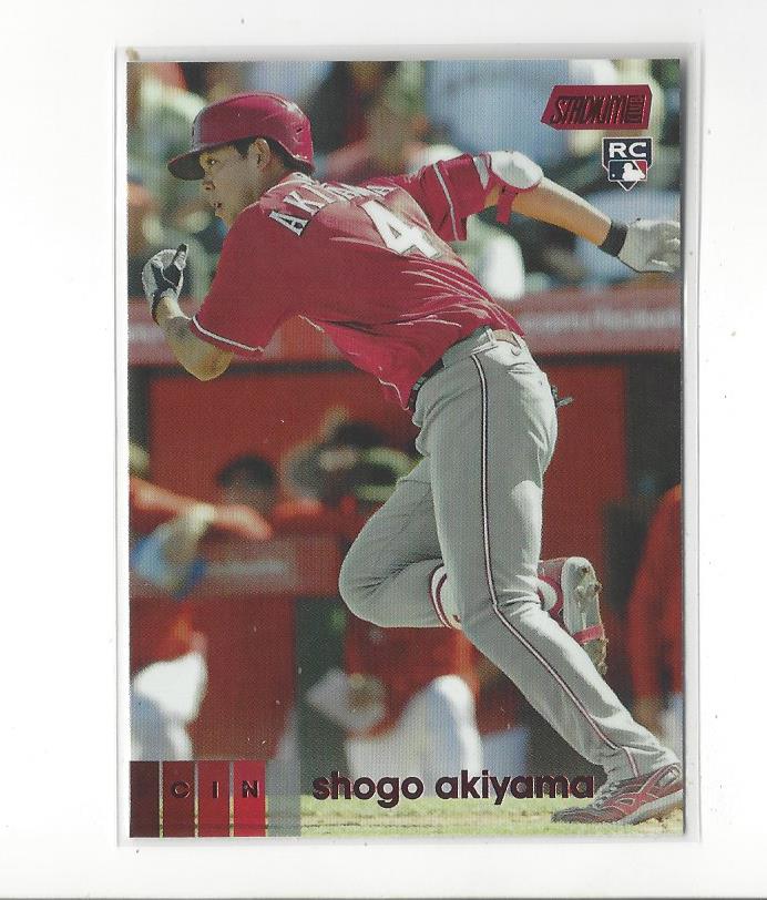 2020 Stadium Club Red Foil #285 Shogo Akiyama - NM-MT