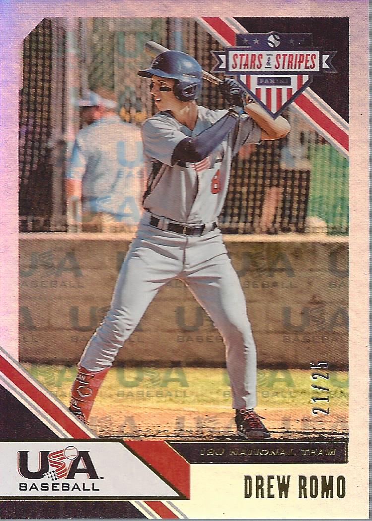 2020 USA Baseball Stars and Stripes Longevity Gold Team Logo #32 Drew ...