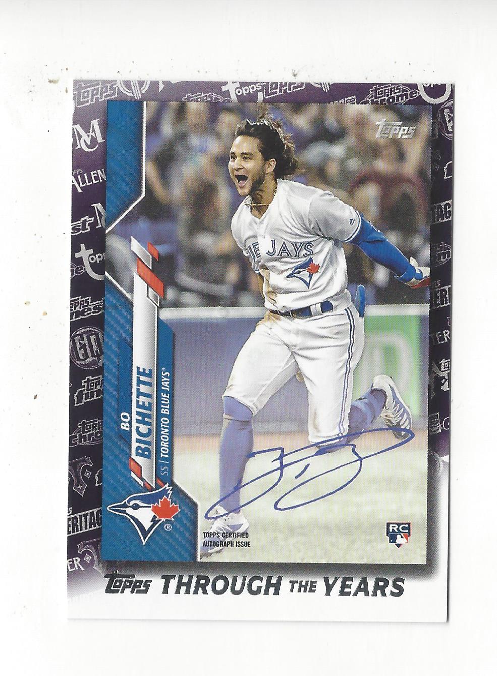 2021 Topps Through the Years #TTY30 Bo Bichette - NM-MT