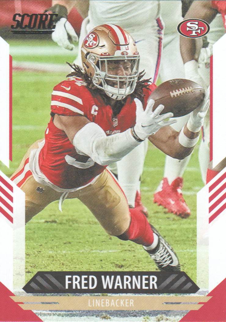 2021 Score #262 Fred Warner - NM-MT - GamesandCards.com | Beckett ...