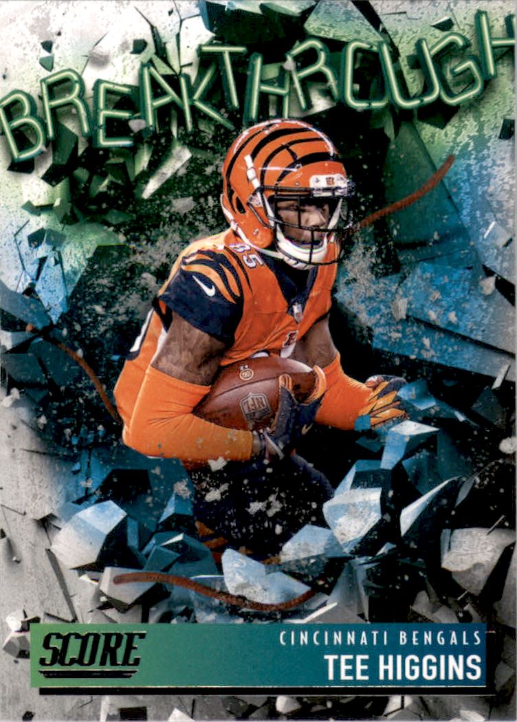 2021 Score Breakthrough #15 Tee Higgins - NM-MT
