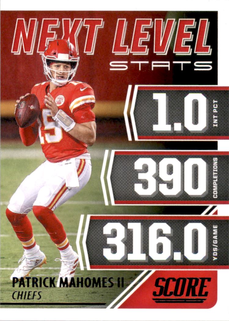 2021 Score Next Level Stats #2 Patrick Mahomes II - NM-MT
