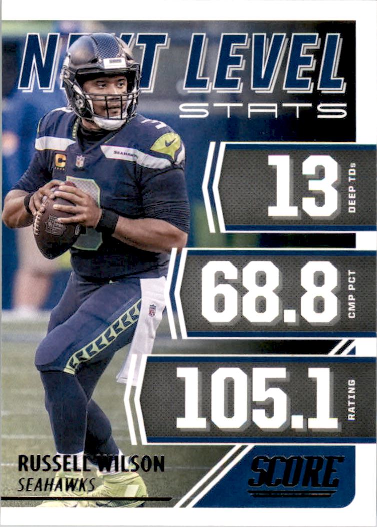 2021 Score Next Level Stats #3 Russell Wilson - NM-MT