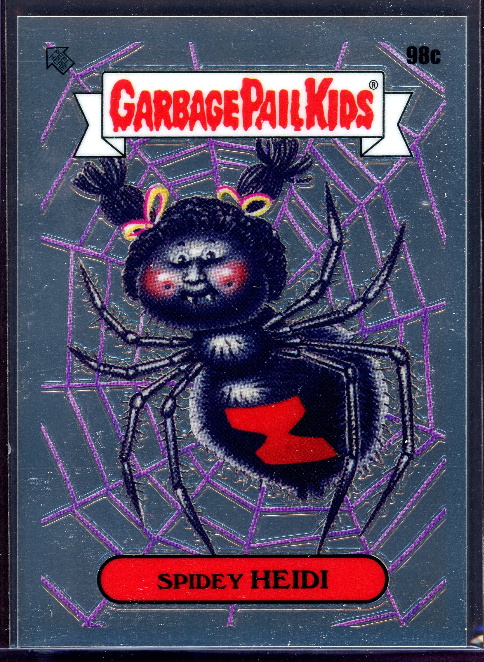 2020 Topps Chrome Garbage Pail Kids Series 3 #98c Spidey Heidi SP ...