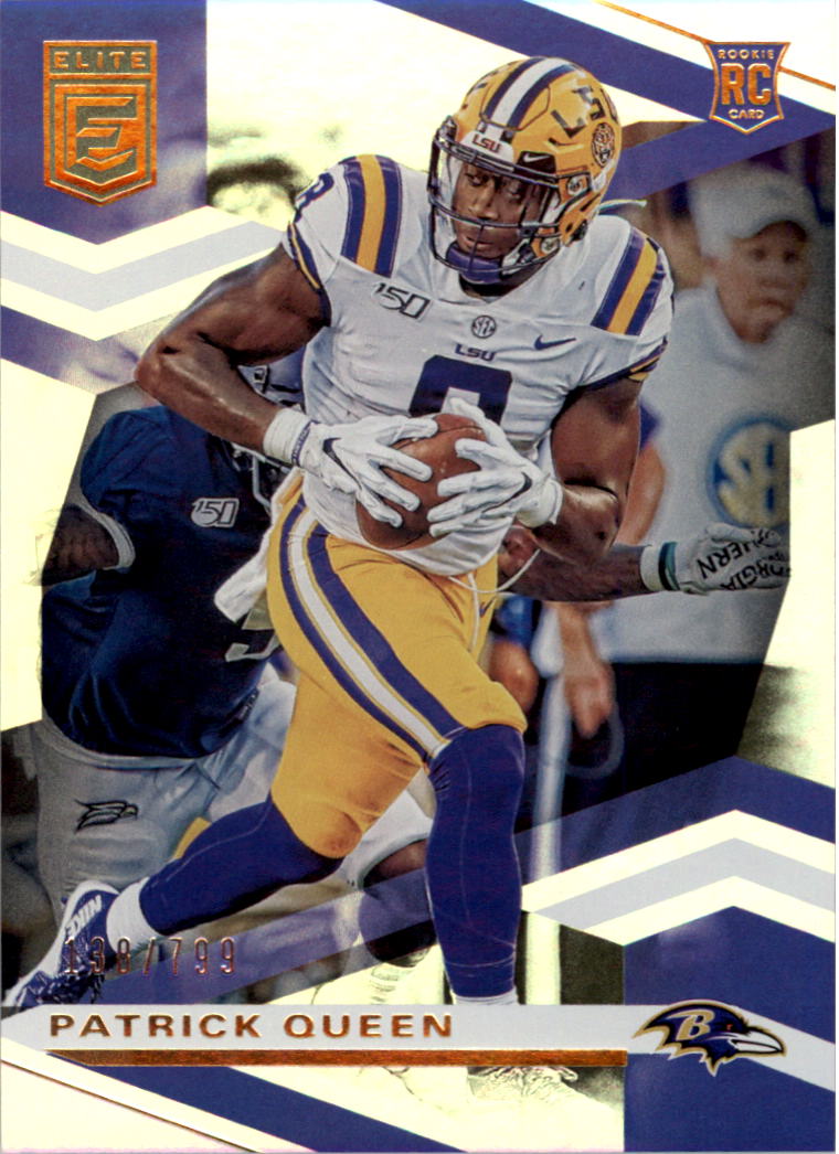 2020 Elite #143 Patrick Queen RC - /799 - NM-MT