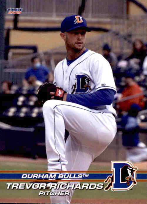 2021 Durham Bulls Choice #20 Trevor Richards - NM