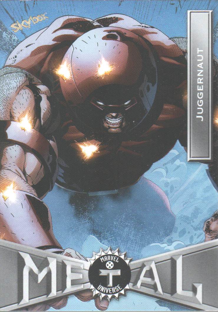 2020 SkyBox Marvel Metal Universe X-Men #82 Juggernaut - NM-MT