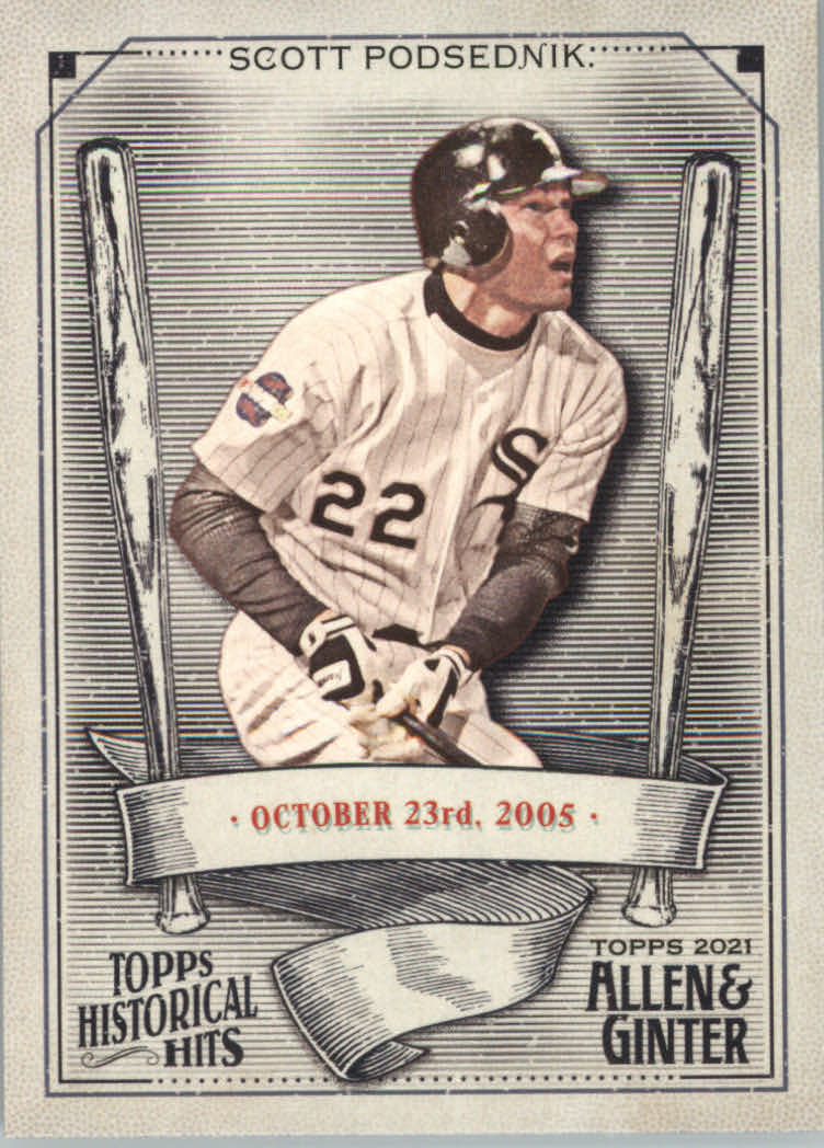 2021 Topps Allen and Ginter Historic Hits #HH28 Scott Podsednik - NM-MT