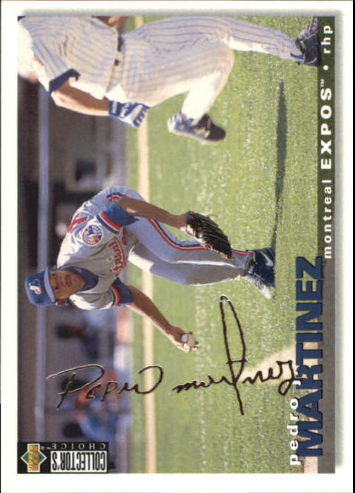 1995 Collectors Choice Silver Signature #244 Pedro Martinez EXPOS ...