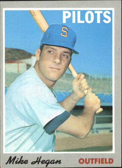 1970 Topps #111 Mike Hegan PILOTS EX G16391 - EX