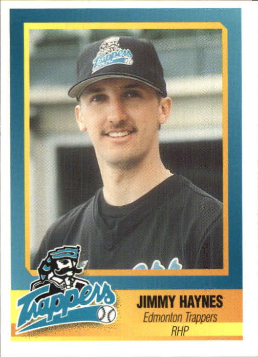 1997 Edmonton Trappers Team Issue #NNO Jimmy Haynes Edmonton Trappers ...