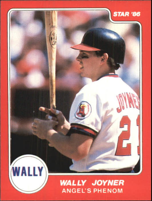 1986 Star Joyner Red #NNO Wally Joyner Angels C18162 - NM-MT