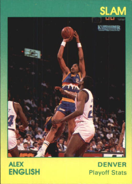 1990 Star Slam #11 Alex English Nuggets C19939 - NM-MT