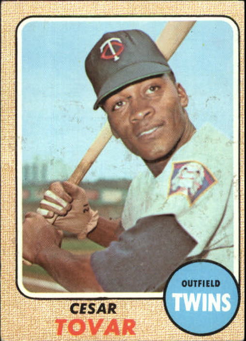 1968 Topps #420 Cesar Tovar TWINS GOOD G25126 - GOOD