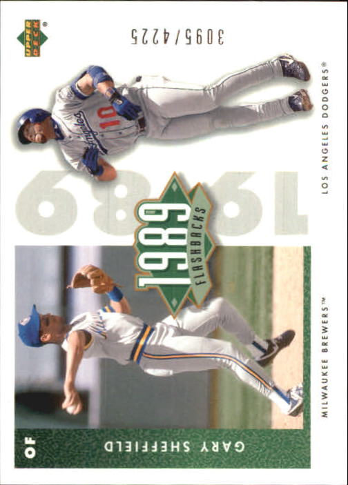 2002 Upper Deck 1989 Flashback #2 Gary Sheffield Brewers C22019 - NM-MT