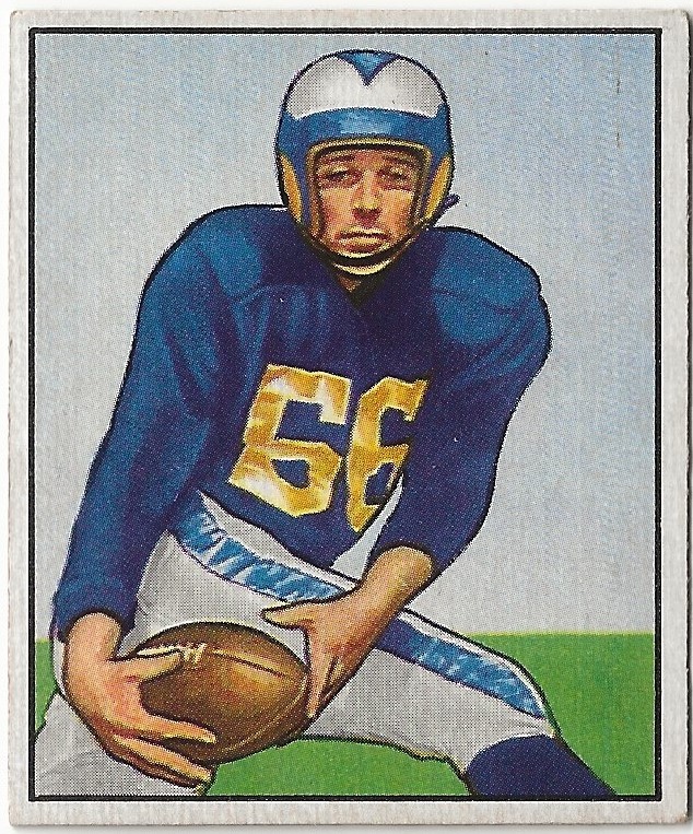 1950 Bowman #124 Jack Zilly RC - EX-MT