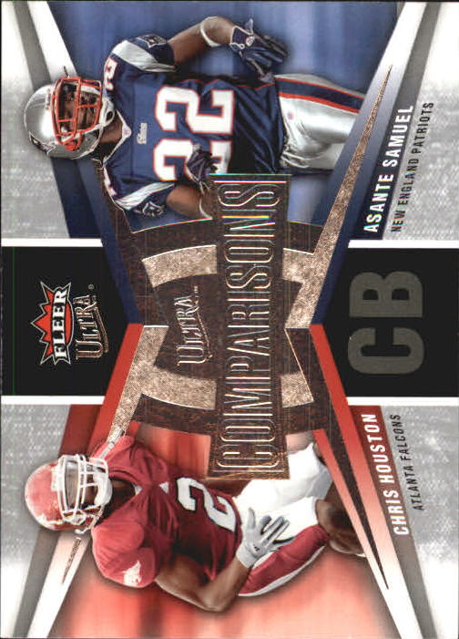 2007 Ultra Comparisons #HS Houston Samuel FALCONS PATRIOTS S25994 - NM-MT