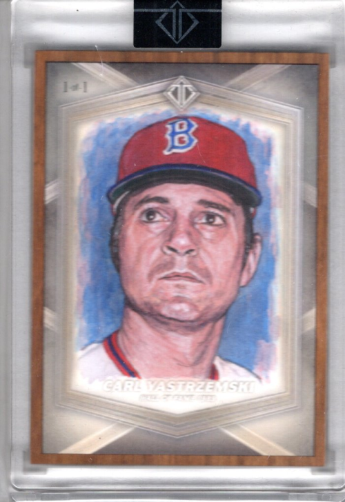2020 Topps Transcendent Hall of Fame Sketches #HOFSCY Carl Yastrzemski ...
