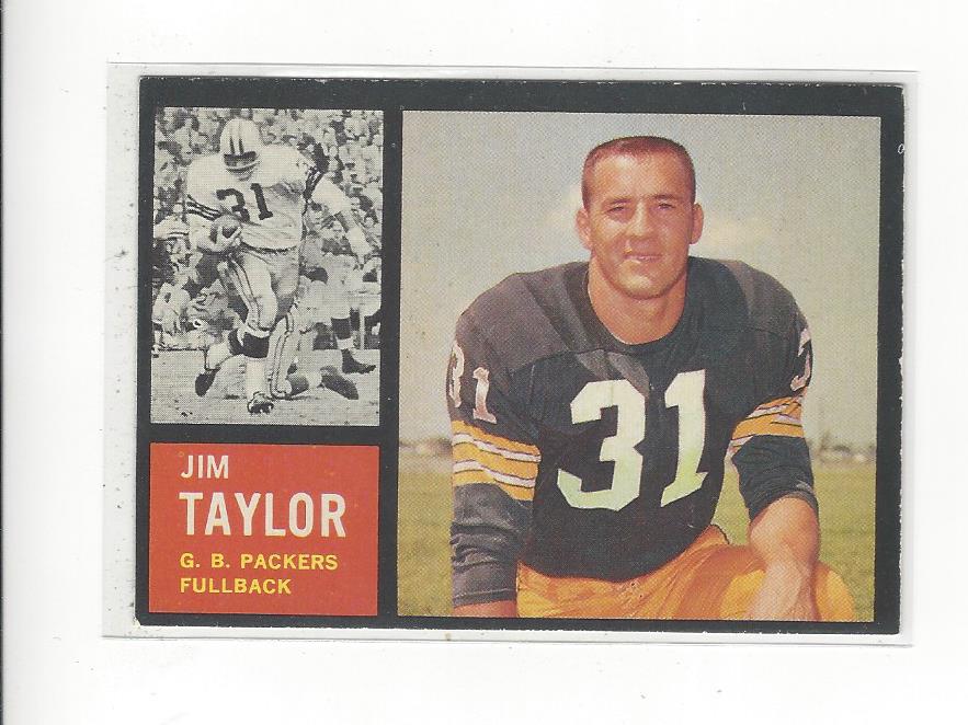 1962 Topps #66 Jim Taylor SP - EX-MT