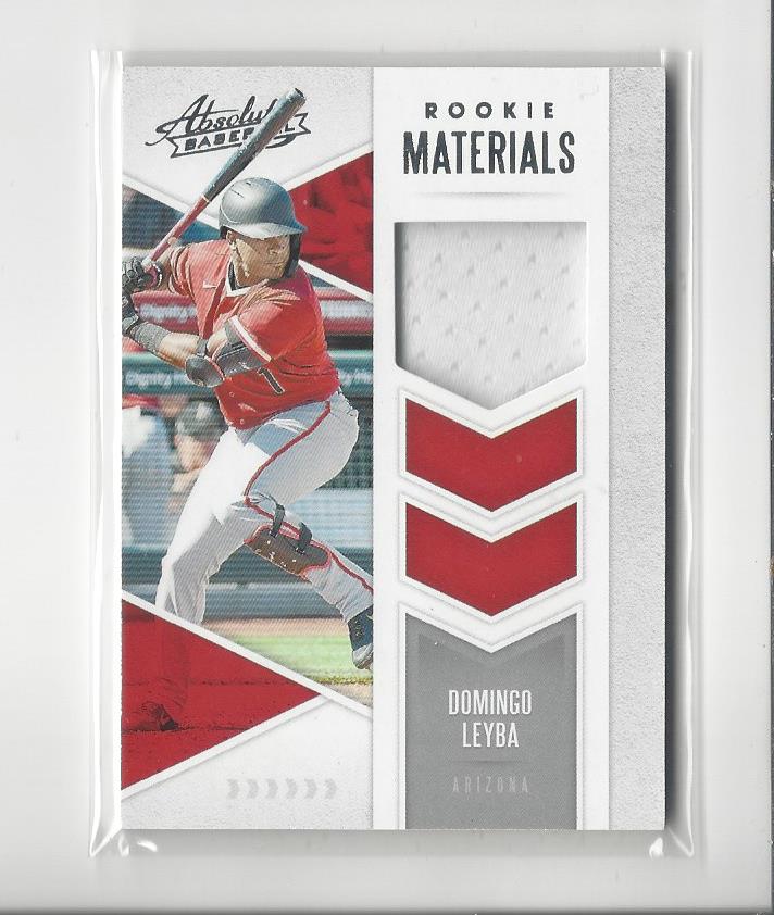 2020 Absolute Absolute Rookie Materials #7 Domingo Leyba - NM-MT ...