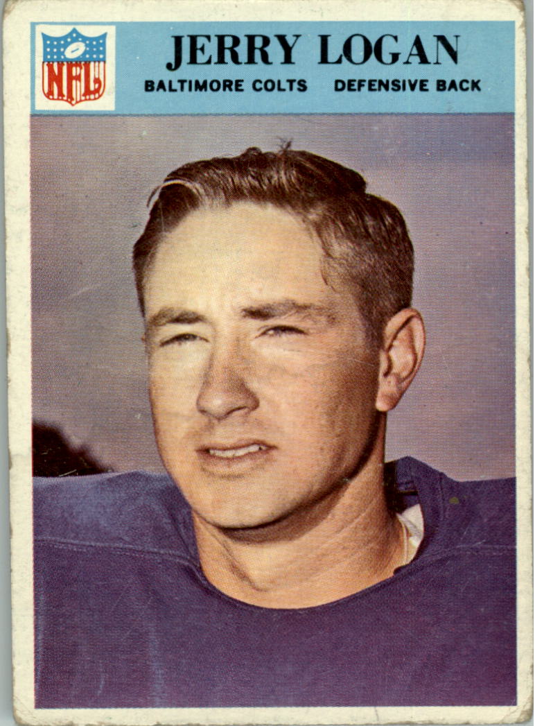 1966 Philadelphia #17 Jerry Logan - POOR