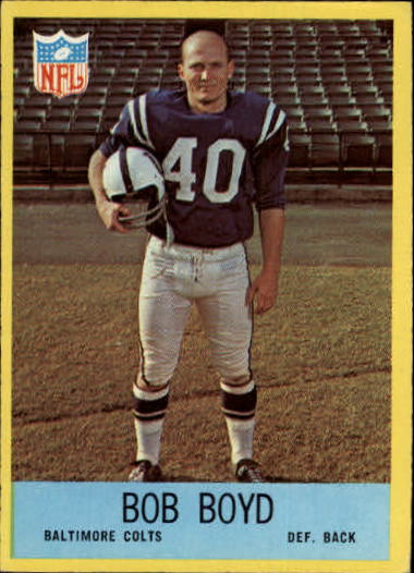 1967 Philadelphia #15 Bob Boyd DB - VG-EX