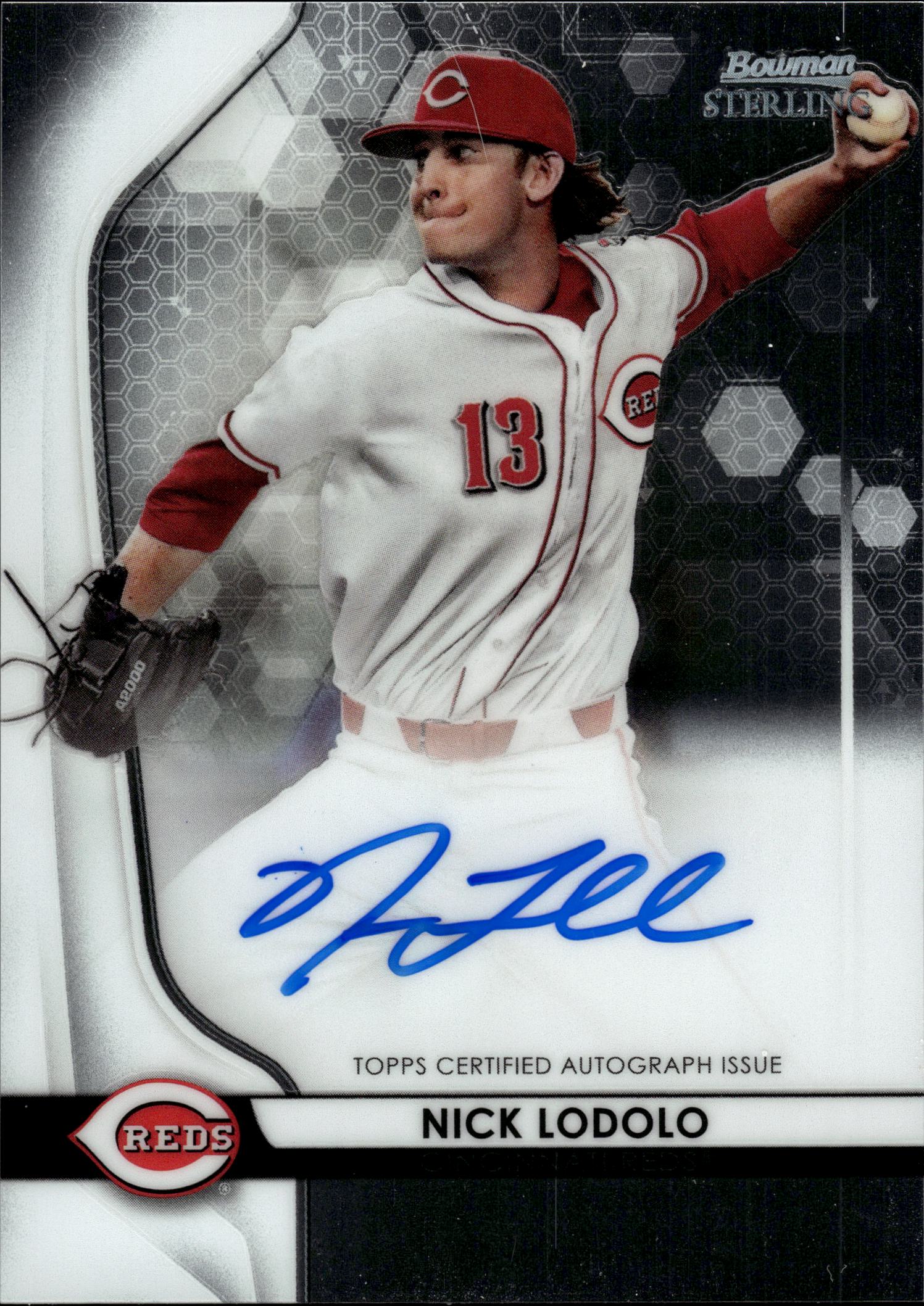 2020 Bowman Sterling Prospect Autographs #BSPANL Nick Lodolo - NM-MT