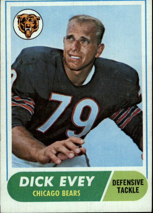 1968 Topps #205 Dick Evey - EX-MT