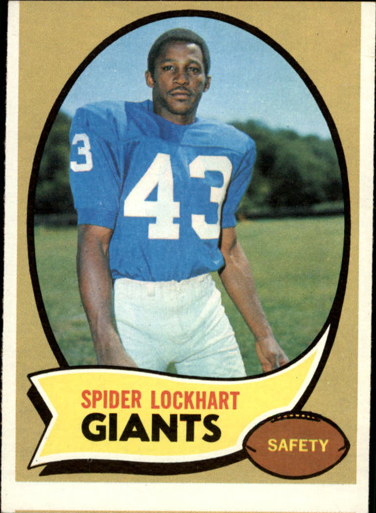 1970 Topps #17 Spider Lockhart - VG-EX - Card Shack | Beckett Marketplace