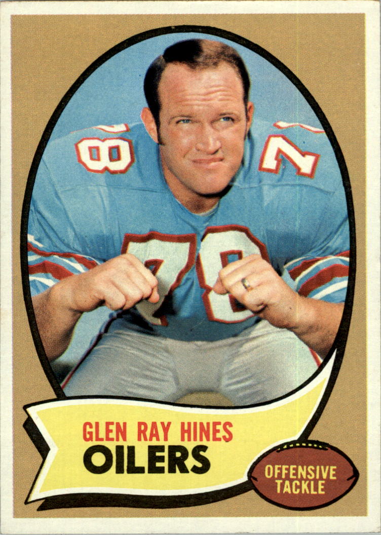 1970 Topps #61 Glen Ray Hines RC - EX-MT