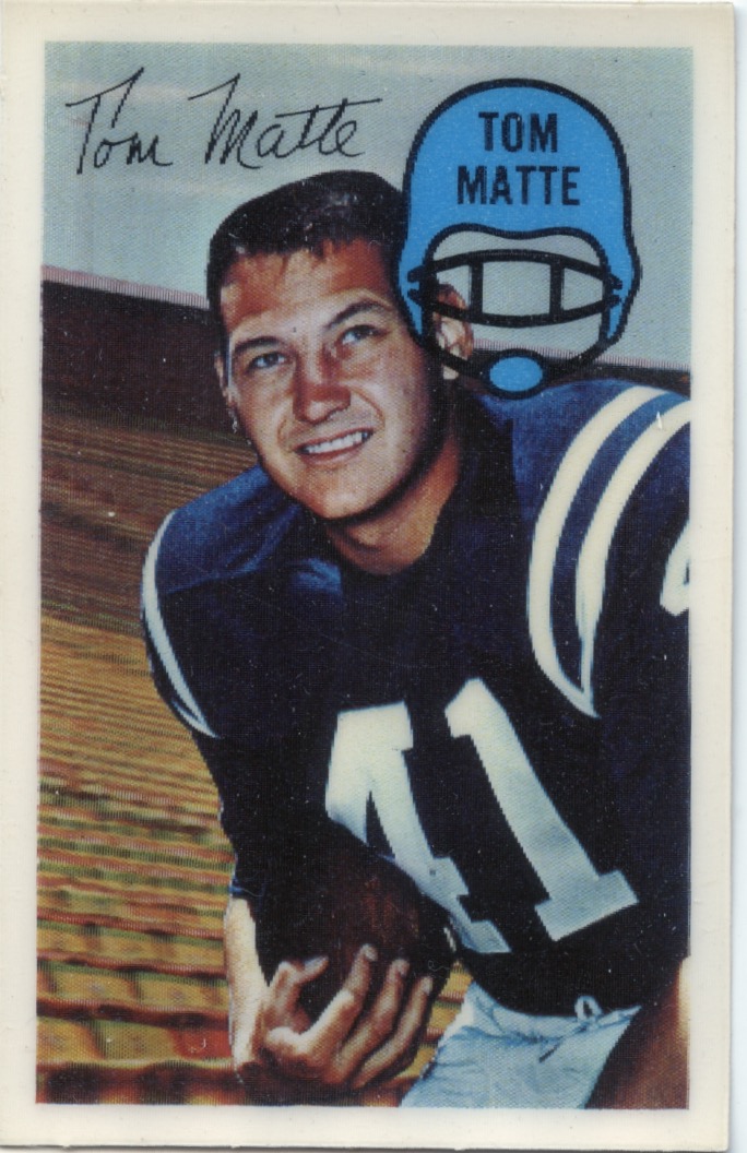 1970 Kellogg's #3 Tom Matte - NM