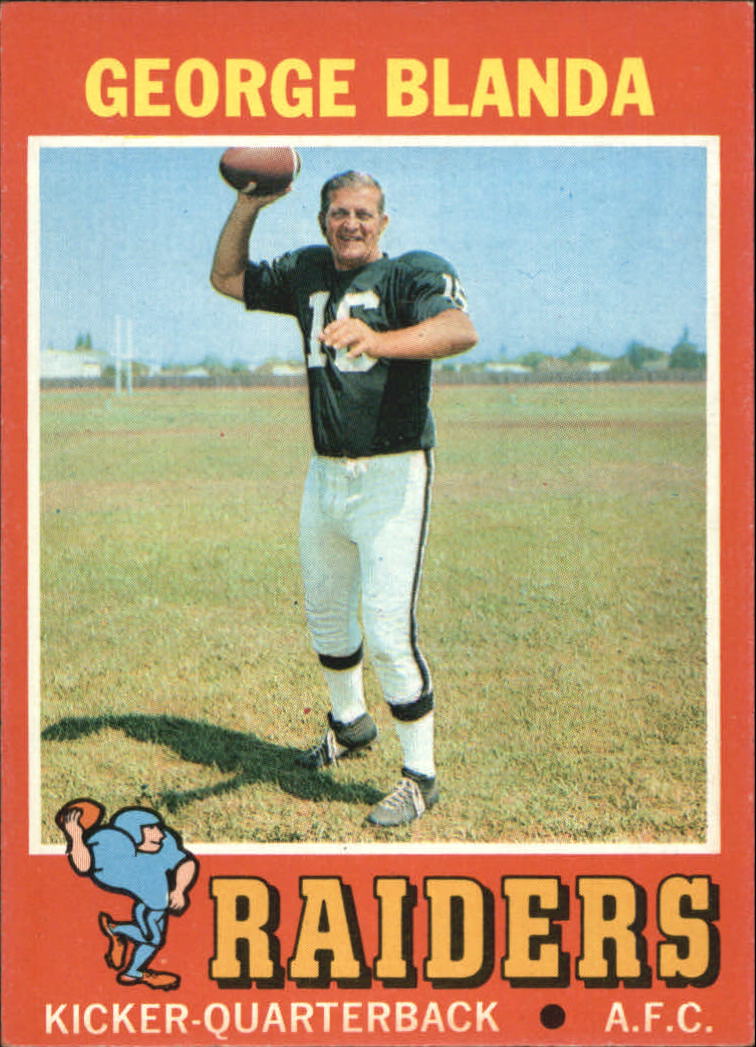 1971 Topps #39 George Blanda - NM