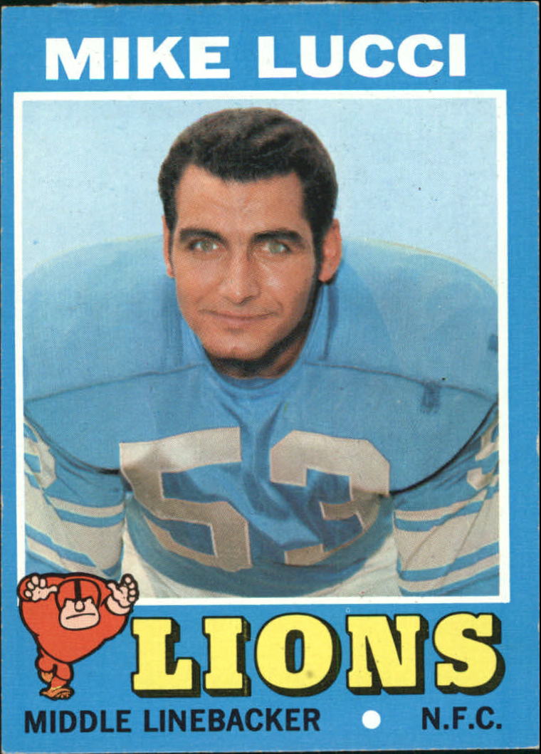 1971 Topps #105 Mike Lucci - EX-MT