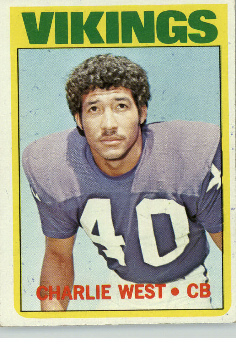 1972 Topps #53 Charlie West RC - VG-EX