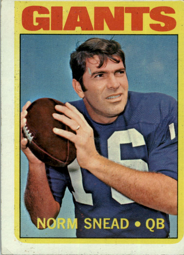 1972 Topps #118 Norm Snead - VG