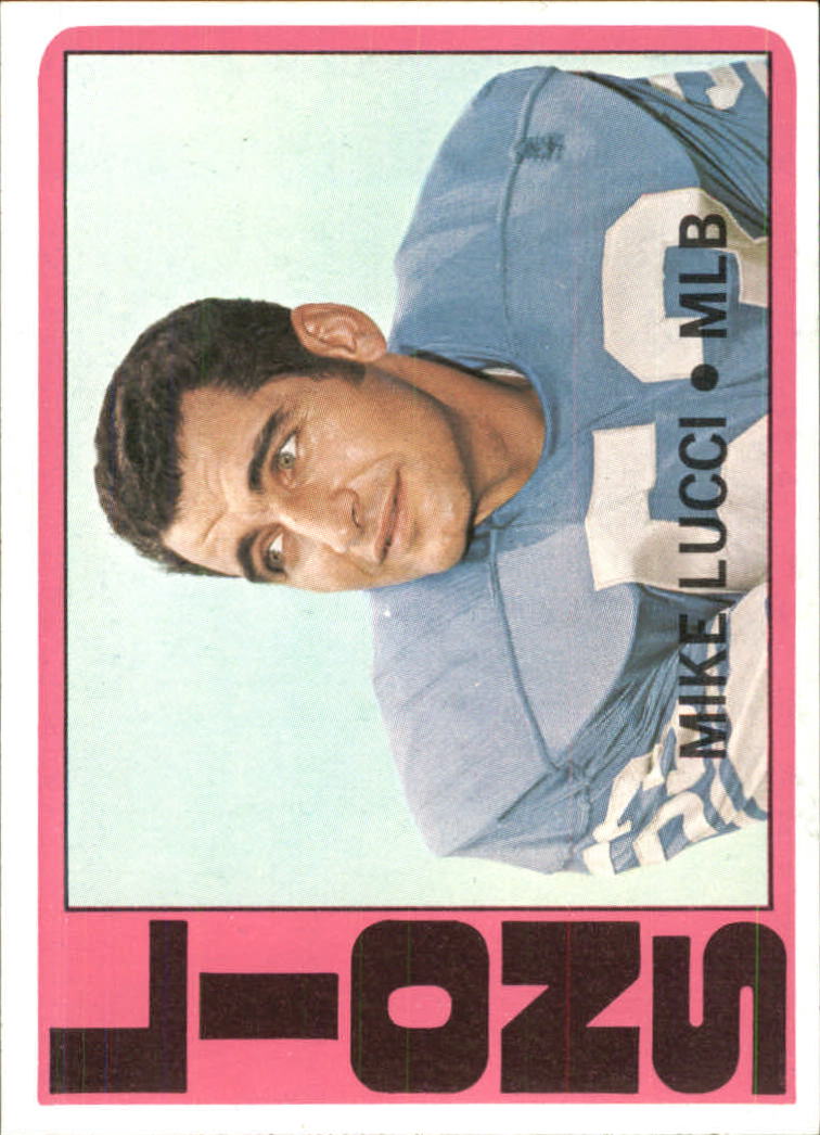 1972 Topps #302 Mike Lucci - NM