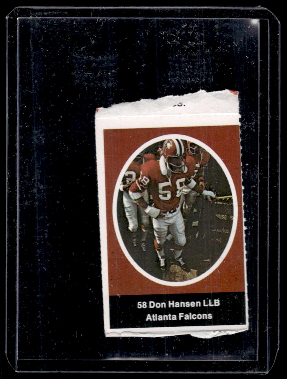 1972 Sunoco Stamps #17 Don Hansen - NM