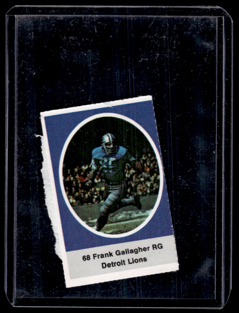 1972 Sunoco Stamps #197 Frank Gallagher - NM
